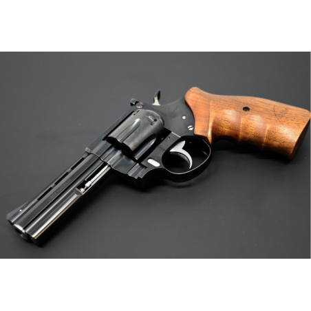 Korth Revolver Classic Troja 357 Mag 4" Glossy Black Finish