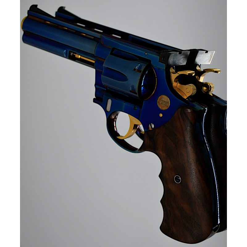 Korth Revolver Classic 357 Mag. 4.25" Mat Blue Plasma Finish