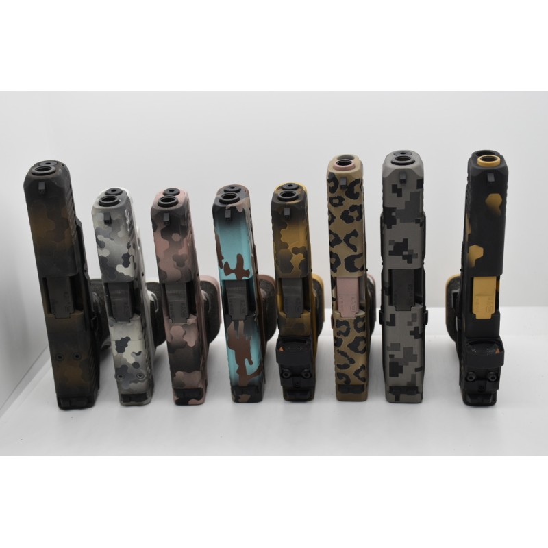 Glock 43X Shield Custom - Hexa Light Gold - Legacy Custom Edition