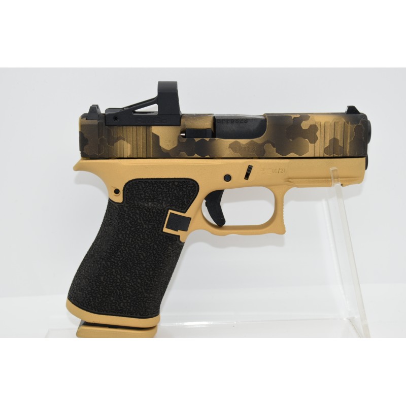 Glock 43X Shield Custom - Hexa Light Gold - Legacy Custom Edition