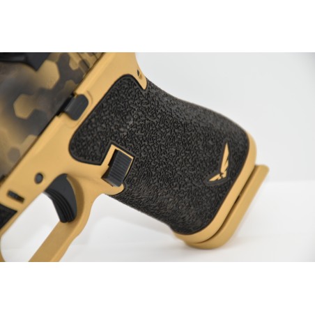 Glock 43X Shield Custom - Hexa Light Gold - Legacy Custom Edition