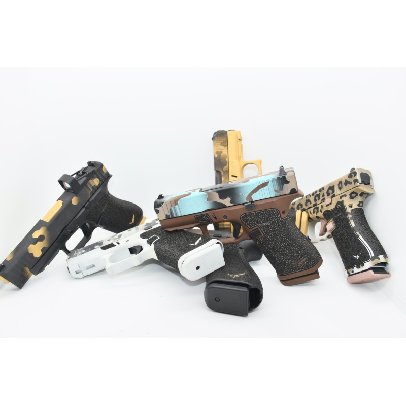 Glock 43X Custom - Robin Egg's Blue Camo - Legacy Custom Edition
